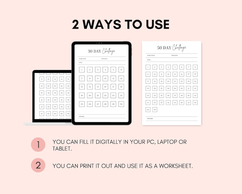 Ultimate Challenge Bundle, 100, 90, 60, 50, 30, 15, 10, 7 Day Challenge ...