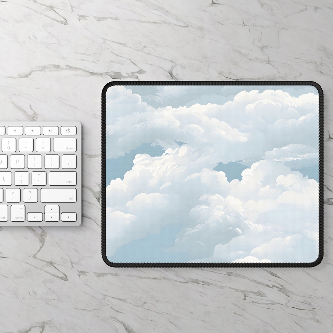 Whispy Clouds Relaxing Clouds Mouse Pad - Etsy