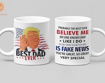 Great Dad Trump Mug | Etsy