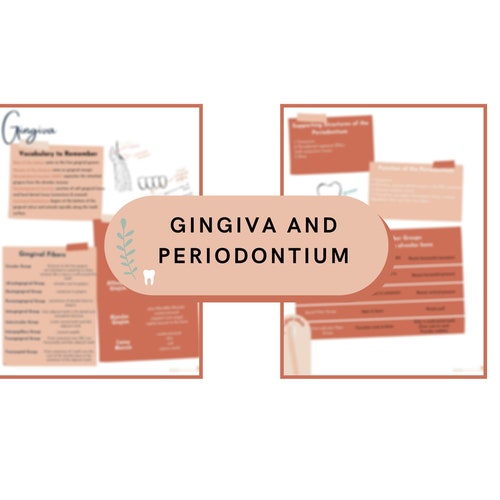 Dental Hygiene Anatomy Bundle Study Guide Digital Download - Etsy
