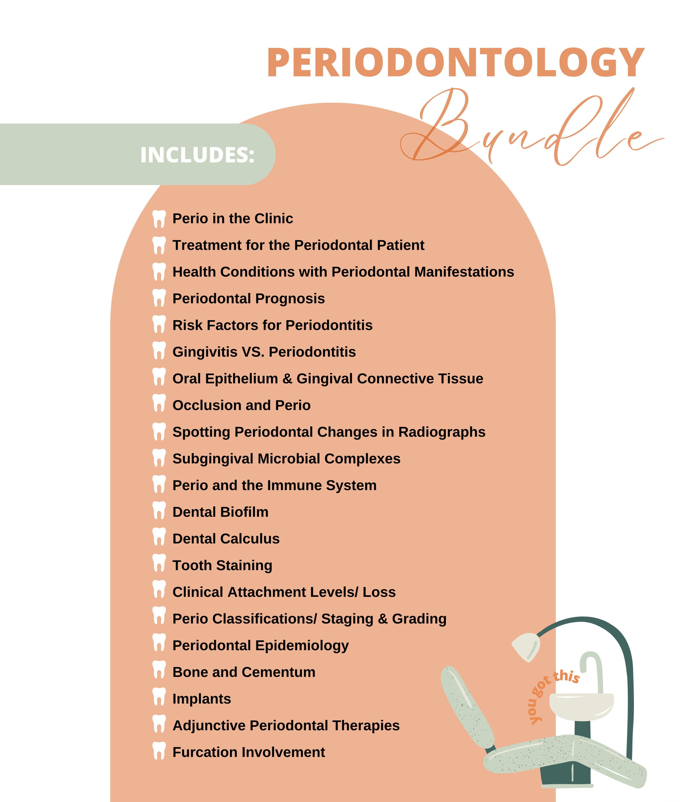 Dental Hygiene Periodontology Study Guide Bundle - Digital Download - Etsy