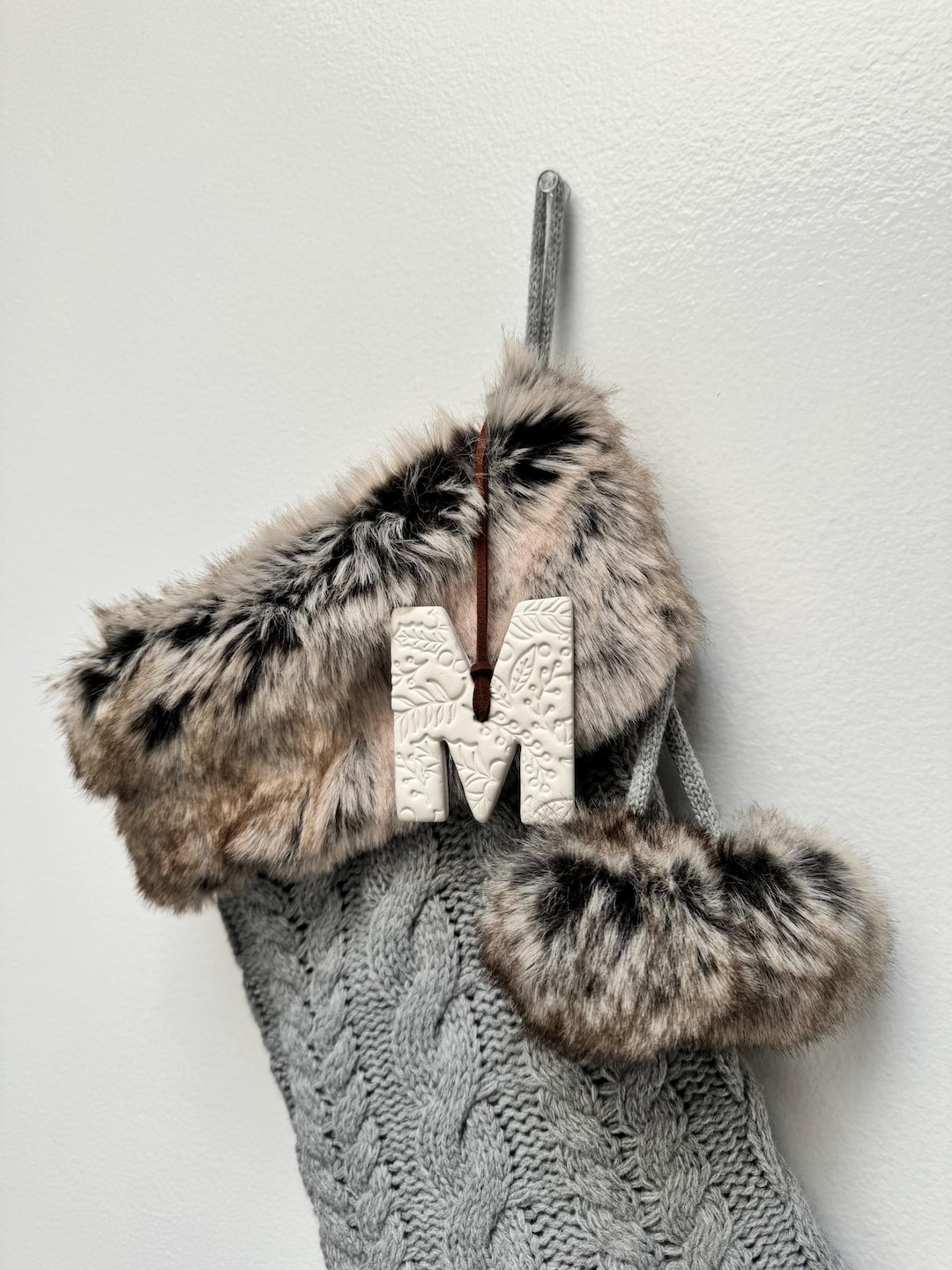 Scandinavian Christmas Stocking Tag | Letter Tag | Present Tag ...