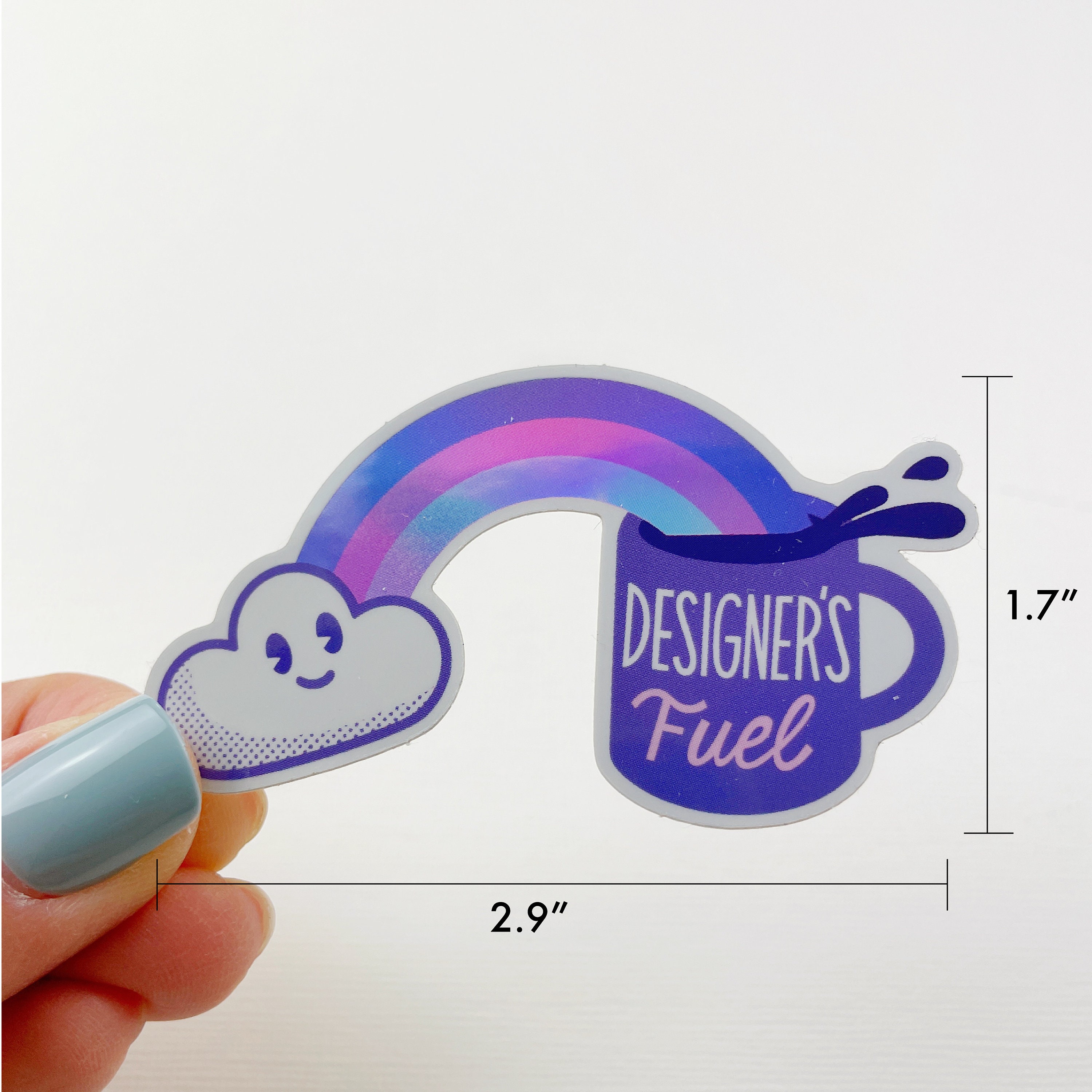 Cute Designer's Life Sticker Pack Die-Cut Kawaii | Etsy