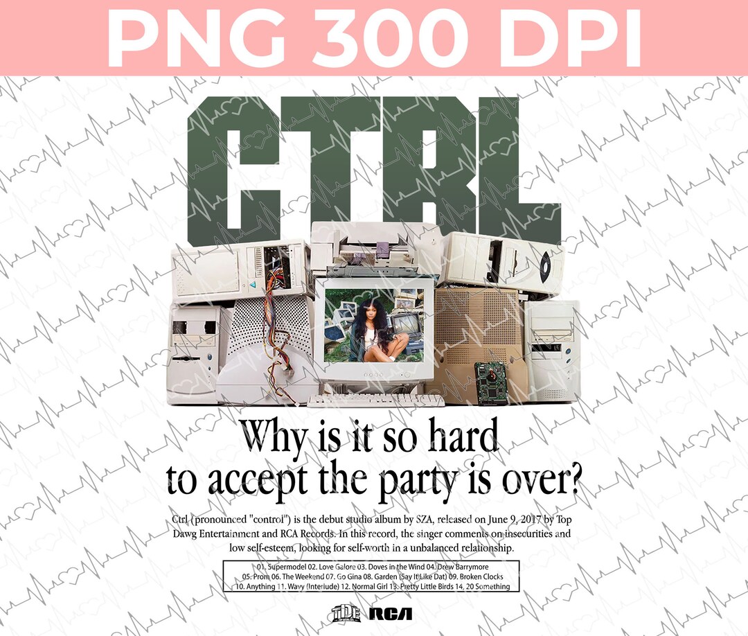 SZA CTRL Retro Png, SZA Shirt, Vintage Sza Png, Good Days Graphic Png ...