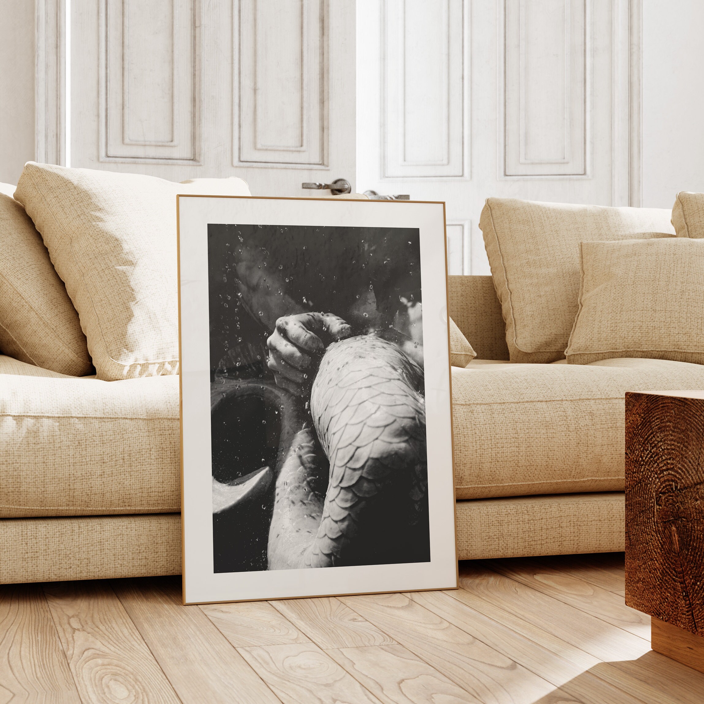 Triton Sea God Print Greek Mythology Poster Ancient History - Etsy