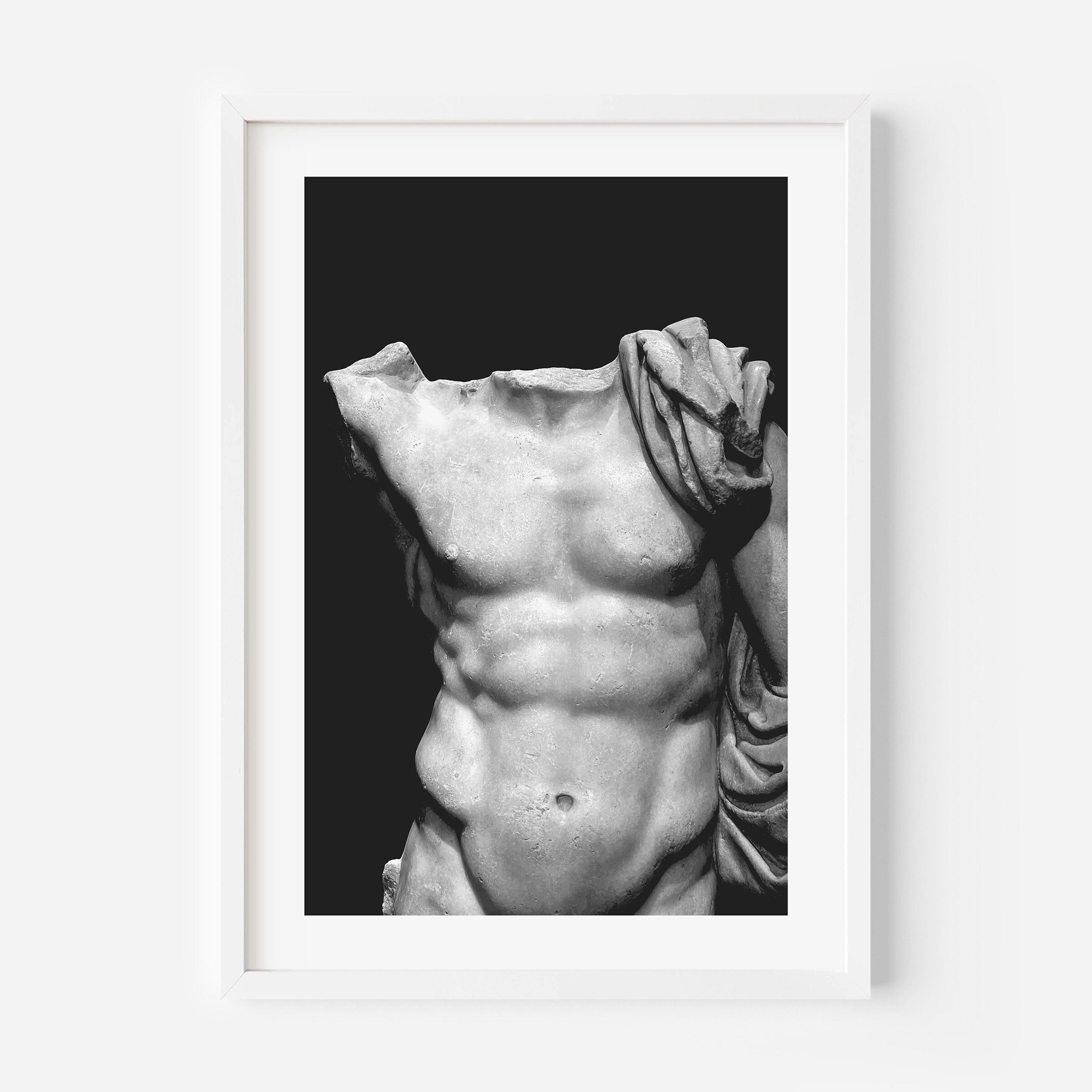 Headless Hero Print, Greek Roman Statue Poster, Ancient History Wall ...