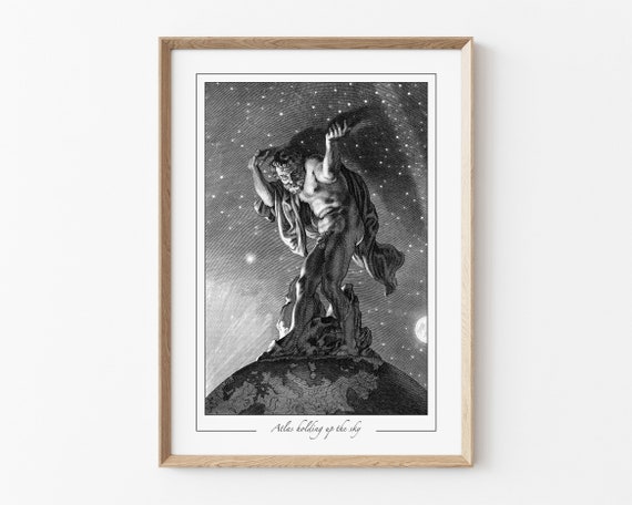 Atlas God Painting