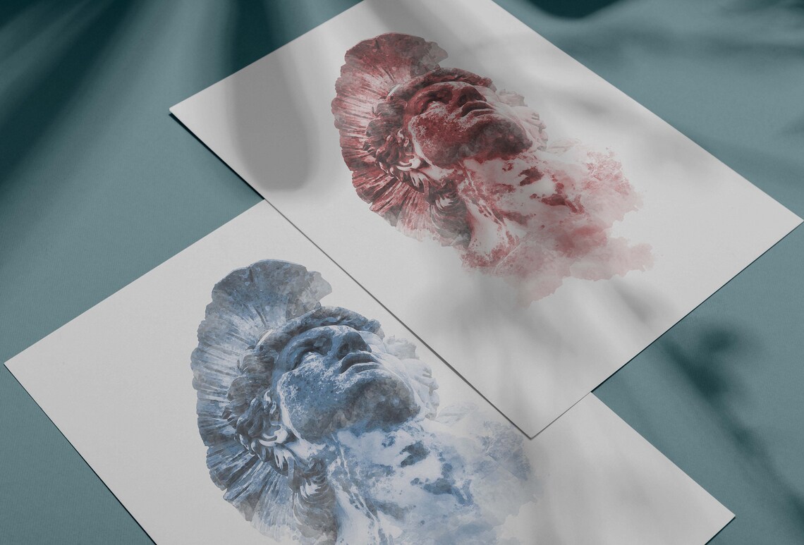 Achilles Watercolour Print Greek Mythology Poster High | Etsy