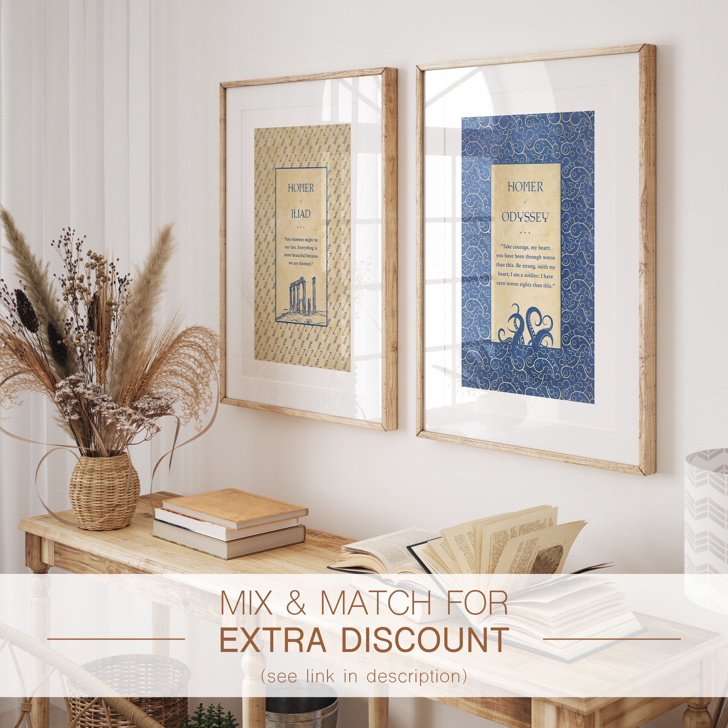 Homer's Odyssey Quote Print Greek Epic Giclée Poster - Etsy UK