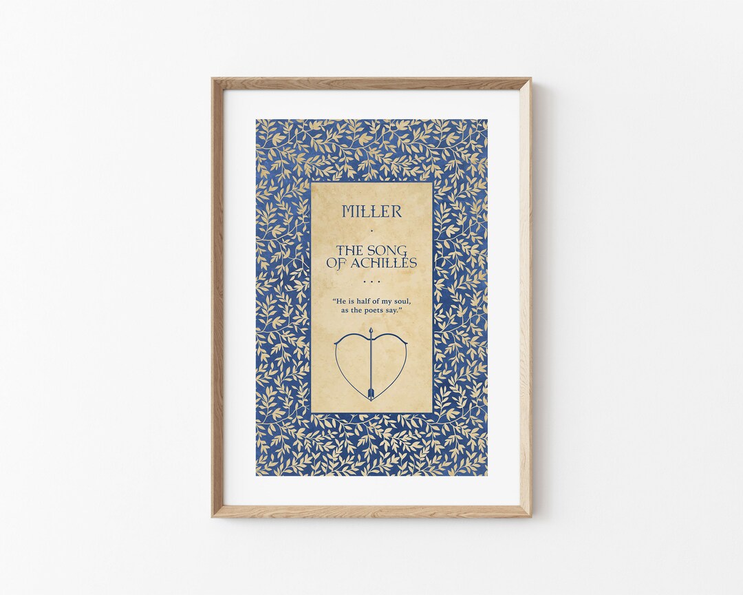 Song of Achilles Quote Print, Greek Mythology Giclée Poster, Madeline ...