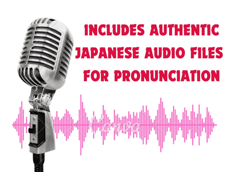 Japanese Vocabulary Cards With Anime Characters and Authentic Japanese ...