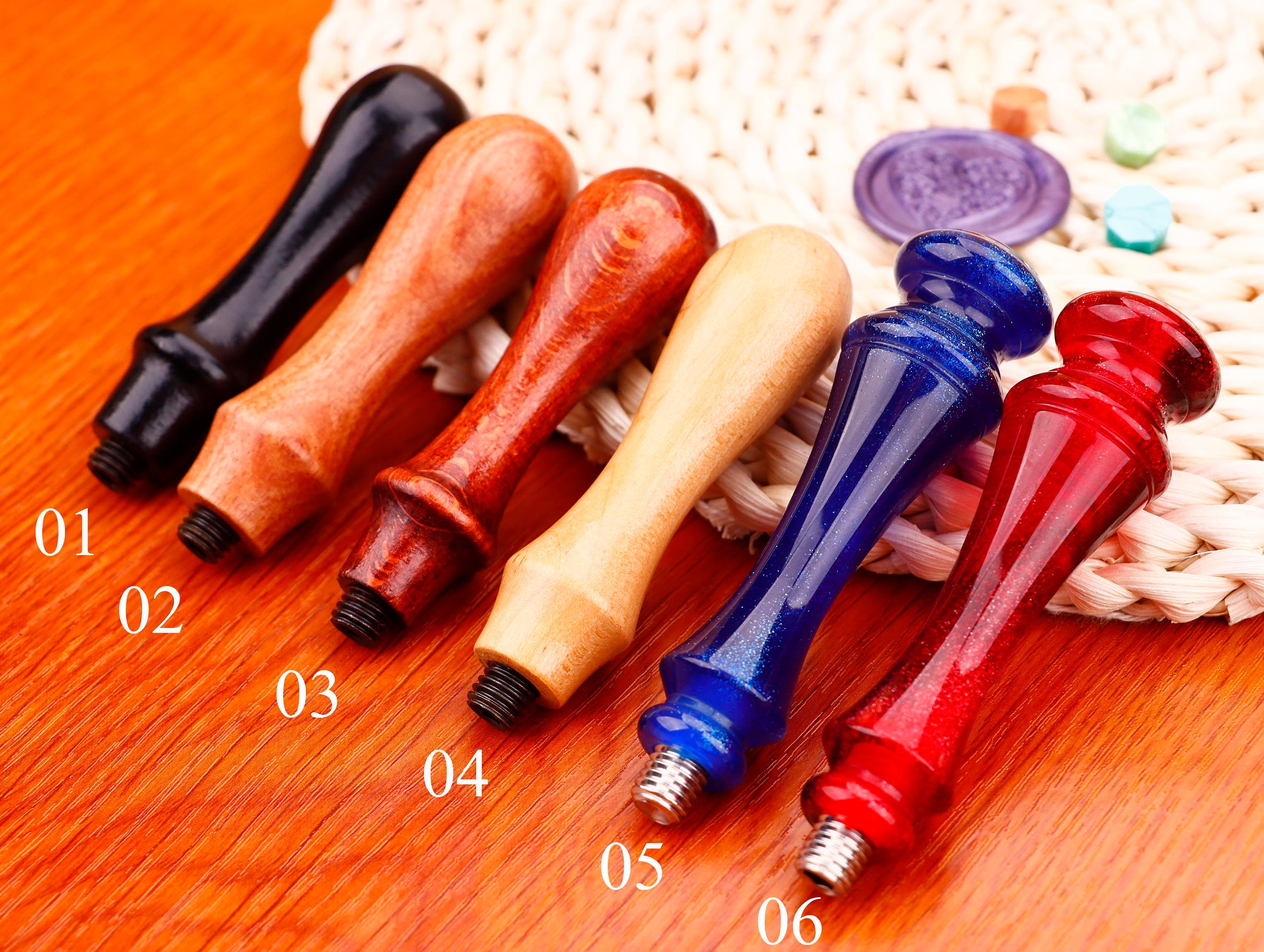 Retro Wax Seal Handle, Wax Stamp Handle for Sealing, Wax Spoon Kit, Wax ...