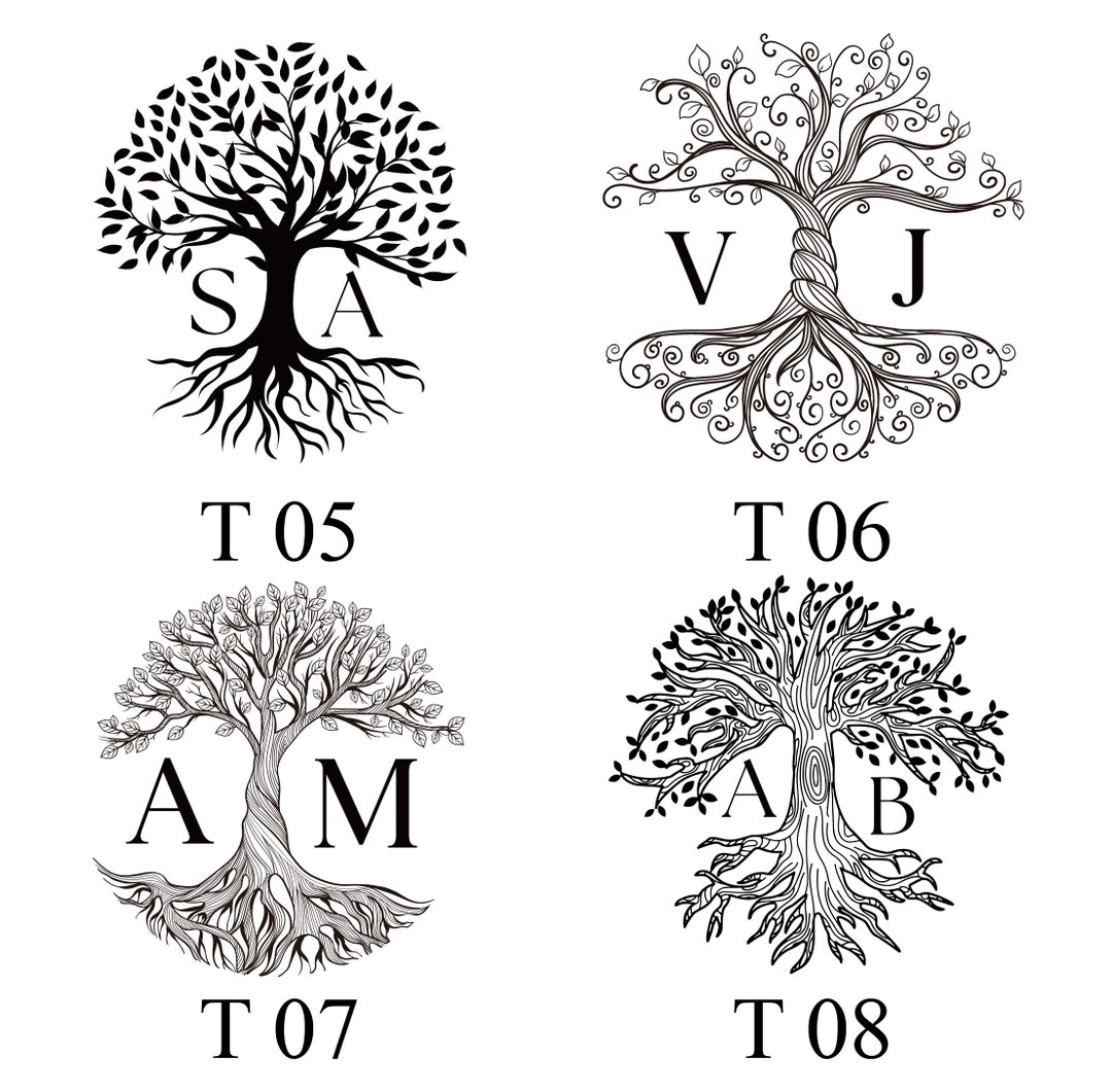 Tree of Life Wax Seal Stamp for Wedding Invitation, Initials Logo Wax ...