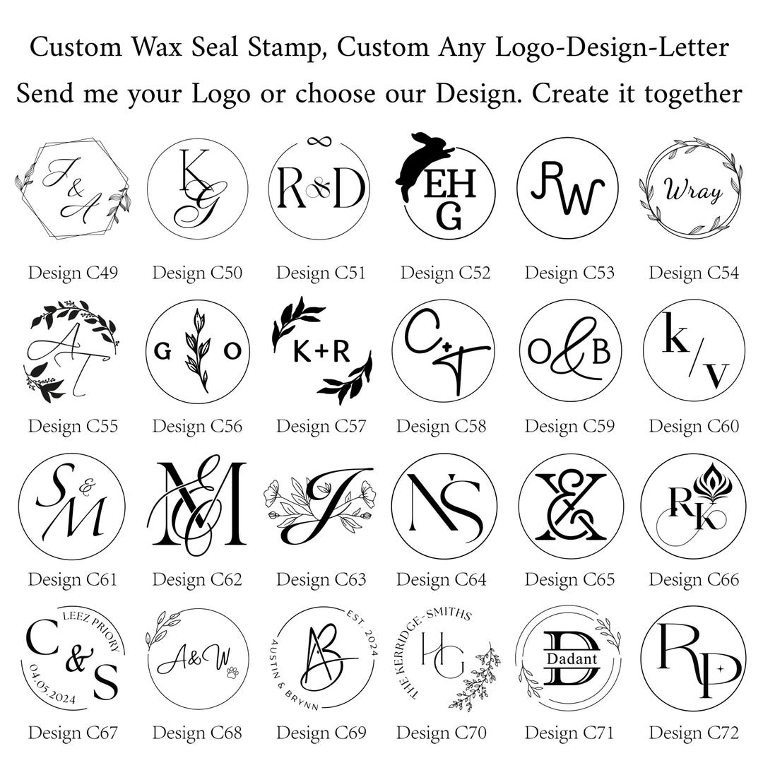 Timbro Personalizzato Timbro Ceralacca Personalizzato Con Logo O ...