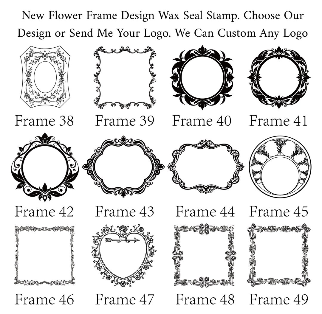 Frame Wax Seal for Gift Wrapping, Photo Frame Wax Seal Stamp, Picture ...