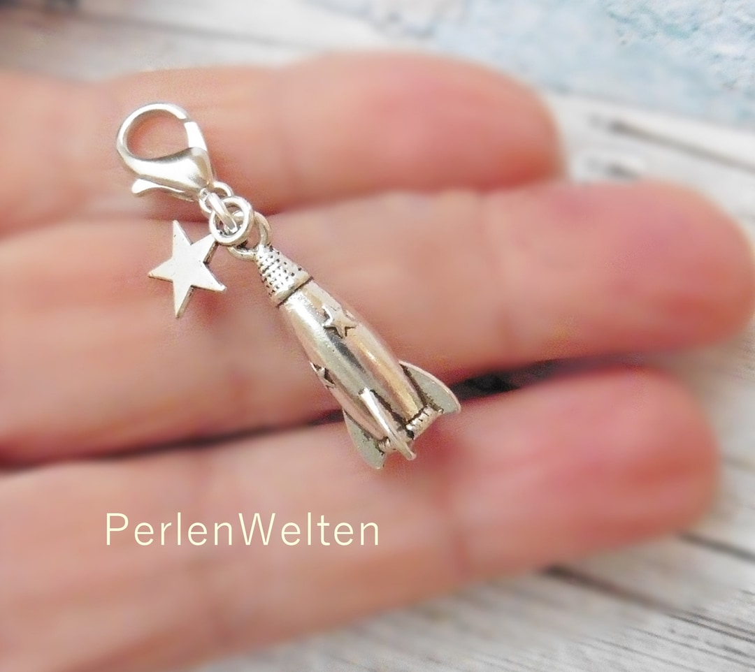 Rocket Stars Charm Pendant Rocket Pendant Rocket Charm Carabiner Color ...