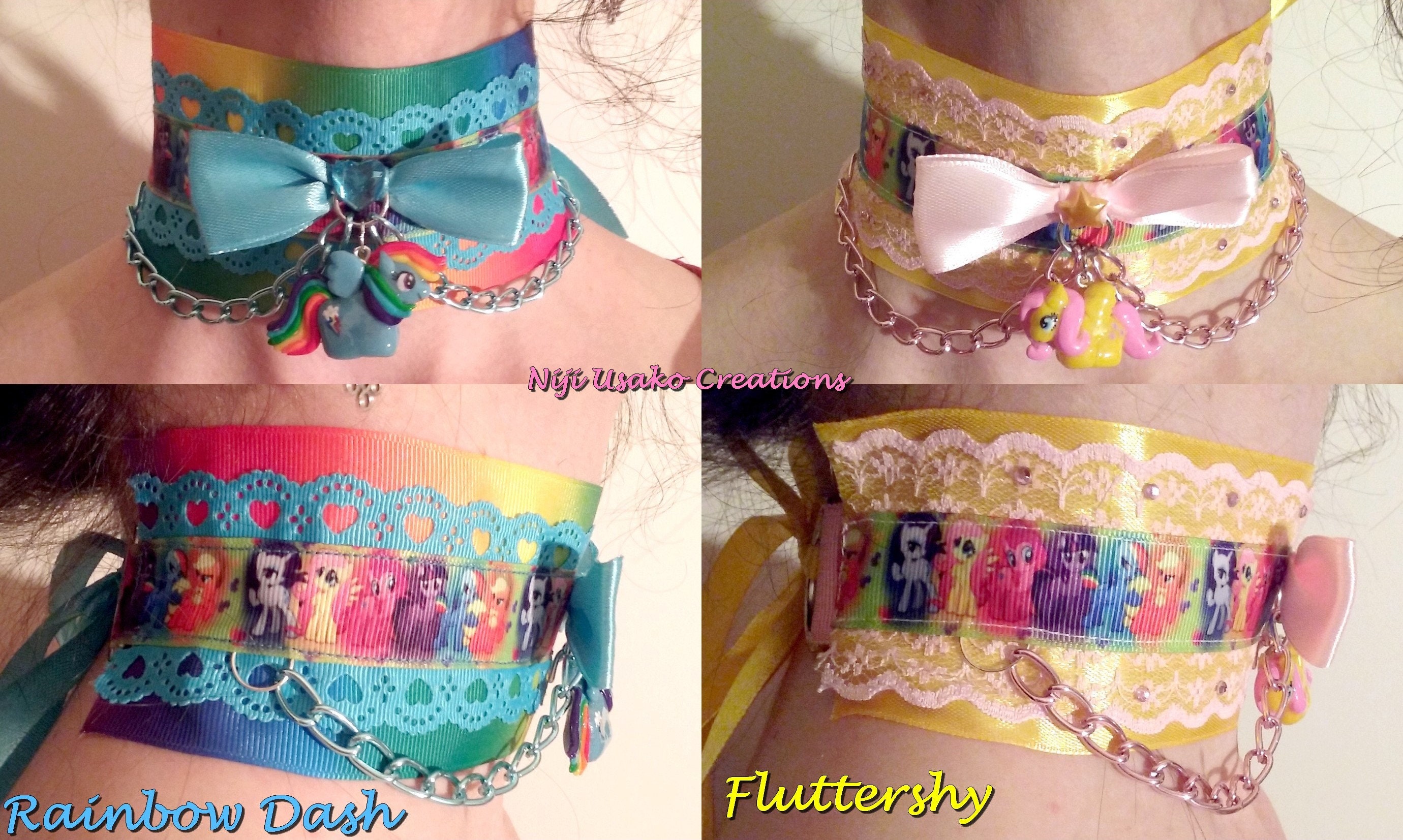 My Little Pony Cute Handmade Unique Chokers Collars for - Etsy