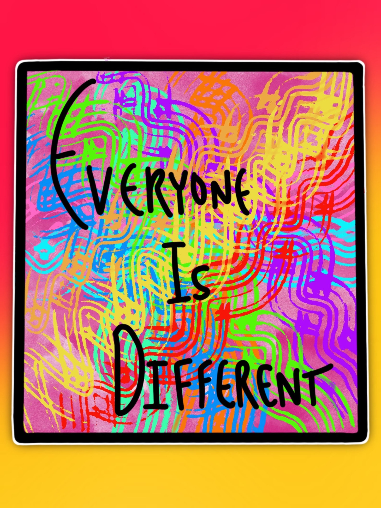 Everyone is Different Auggie & Elliott Collab Waterproof | Etsy