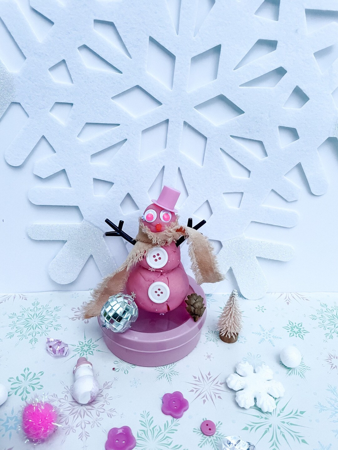 Build a Snow Man Playdough Jarssensory Kit stocking Jars - Etsy