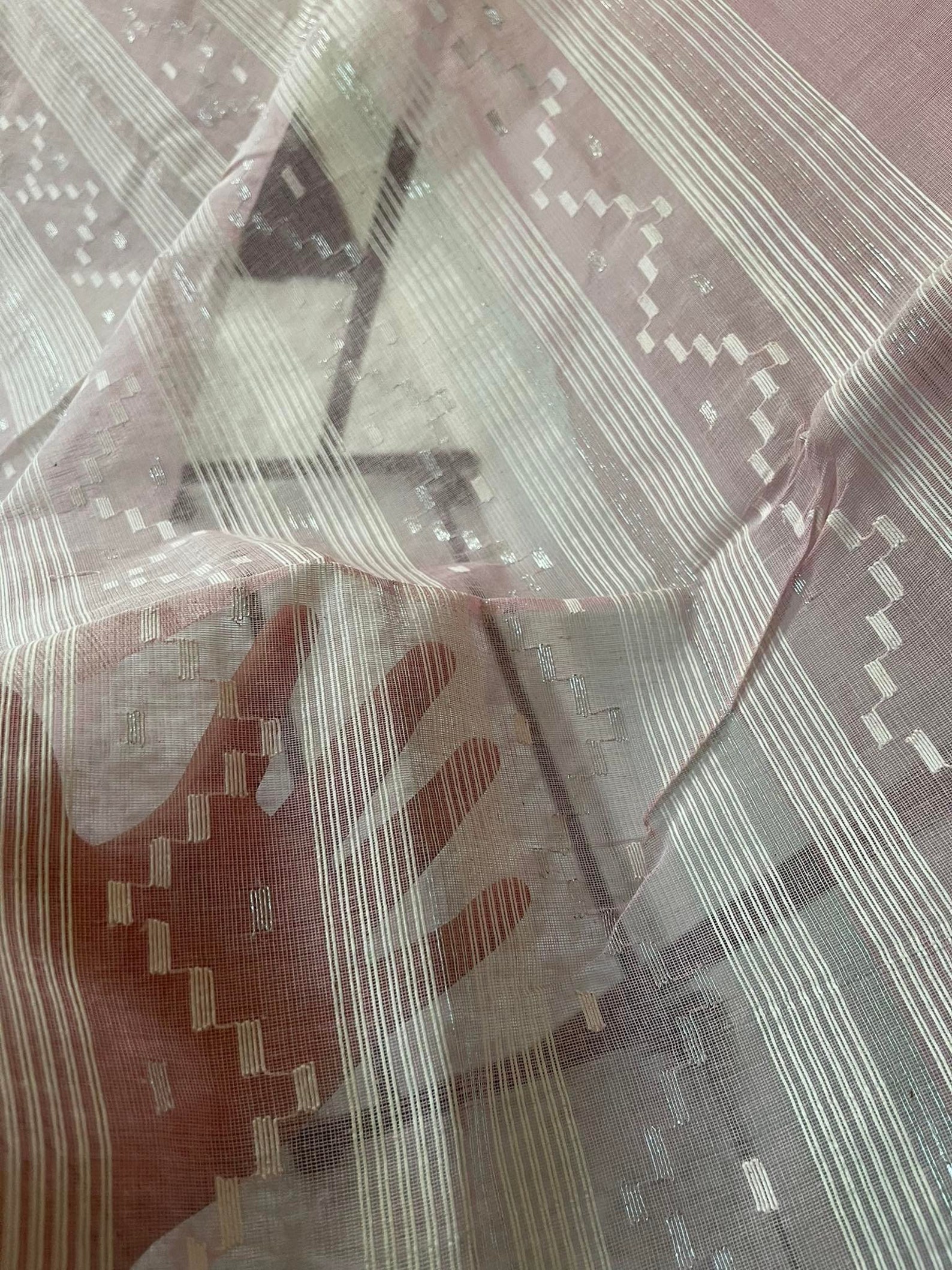 84 Counts Handmade Muslin Dhakai Cotton Jamdani Saree blouse - Etsy