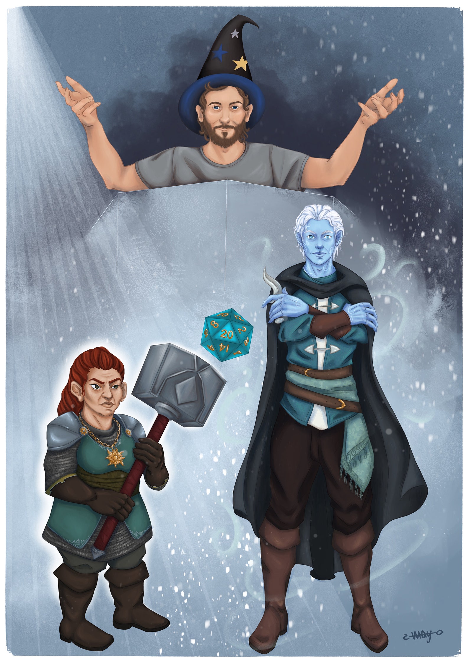Digital Character Commission D&D, RPG, OC, Custom Character Art - Etsy ...