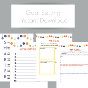 Social Emotional Learning-goal Setting for Children and Teens-full ...