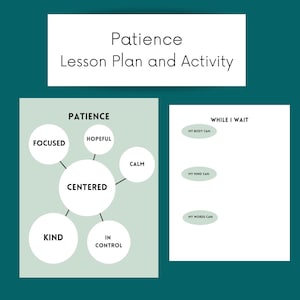 Patience-learning Patience-social Emotional Learning-full Lesson Plan ...