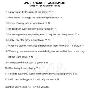 Social Emotional Learning-teaching Children and Teens Sportsmanship ...