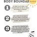 Social Emotional Learning-body Boundaries for Children-full Lesson Plan ...