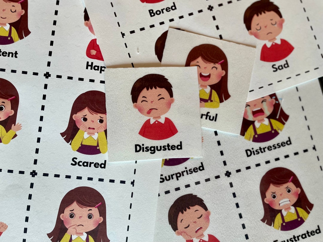 Emotion Cards-social Emotional Skills for Kids-printable-social ...