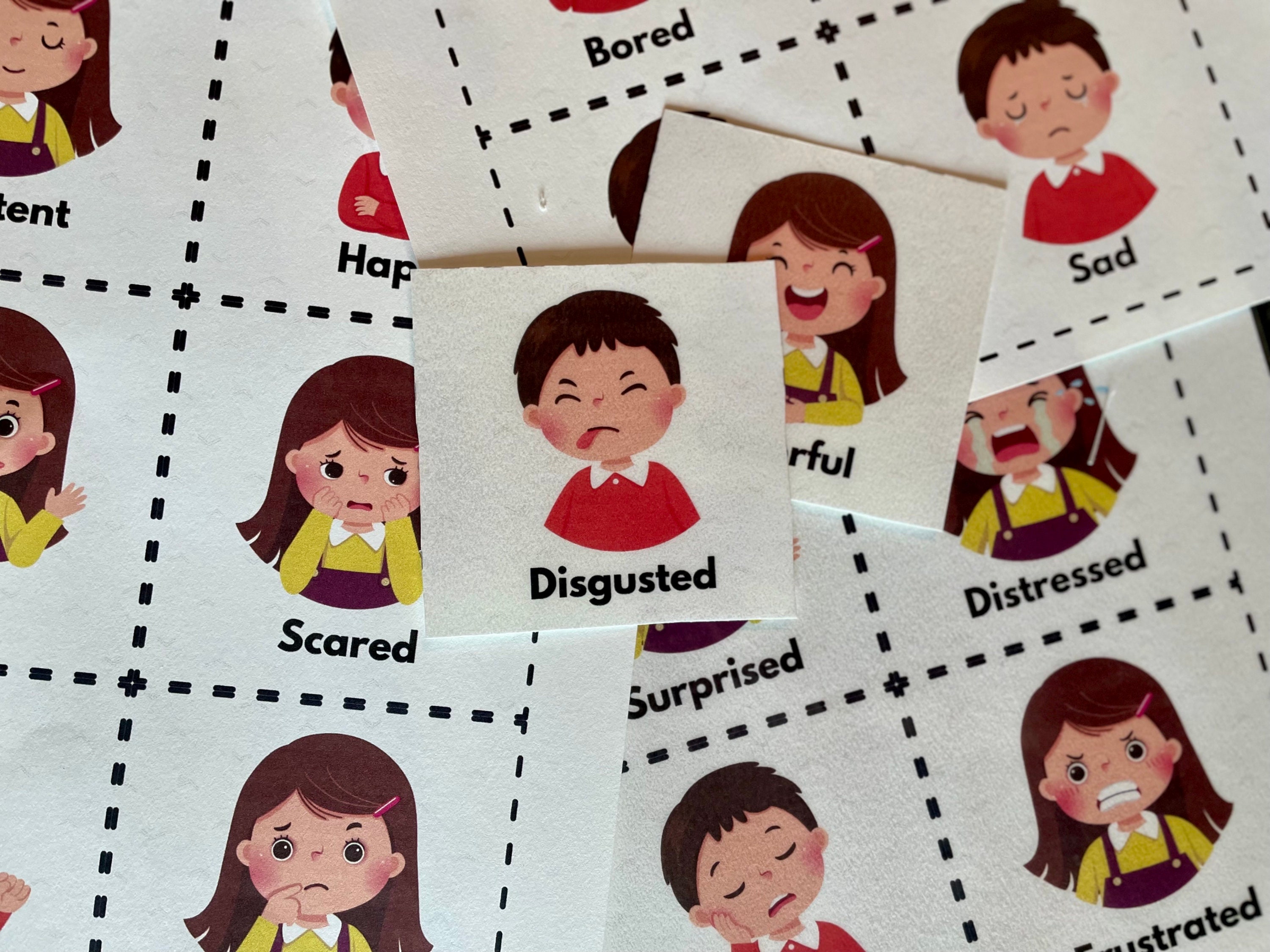 Emotion Cards-social Emotional Skills for Kids-printable-social ...