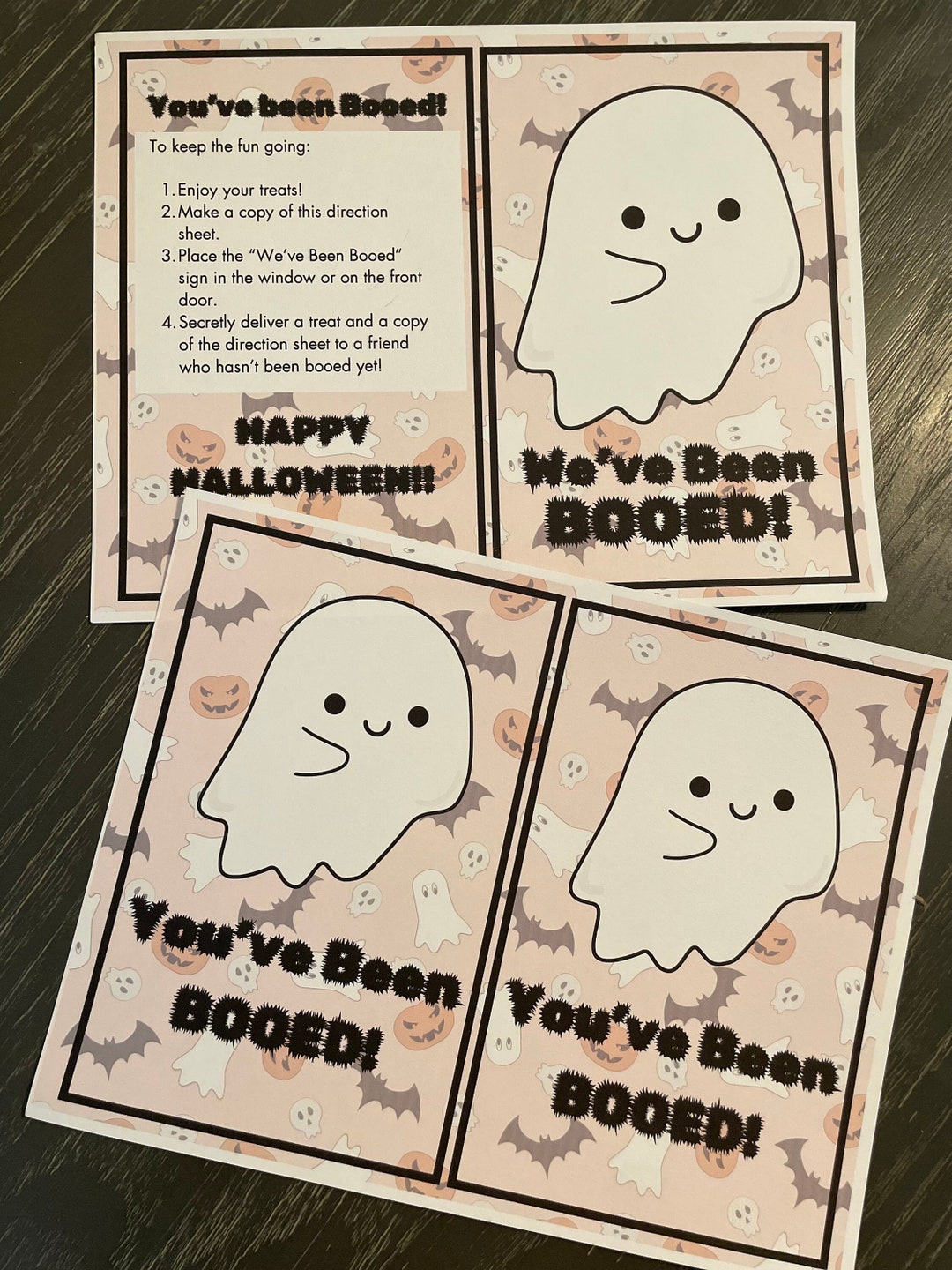 You've Been Booed Printable-you've Been Booed Kit-halloween Activity - Etsy