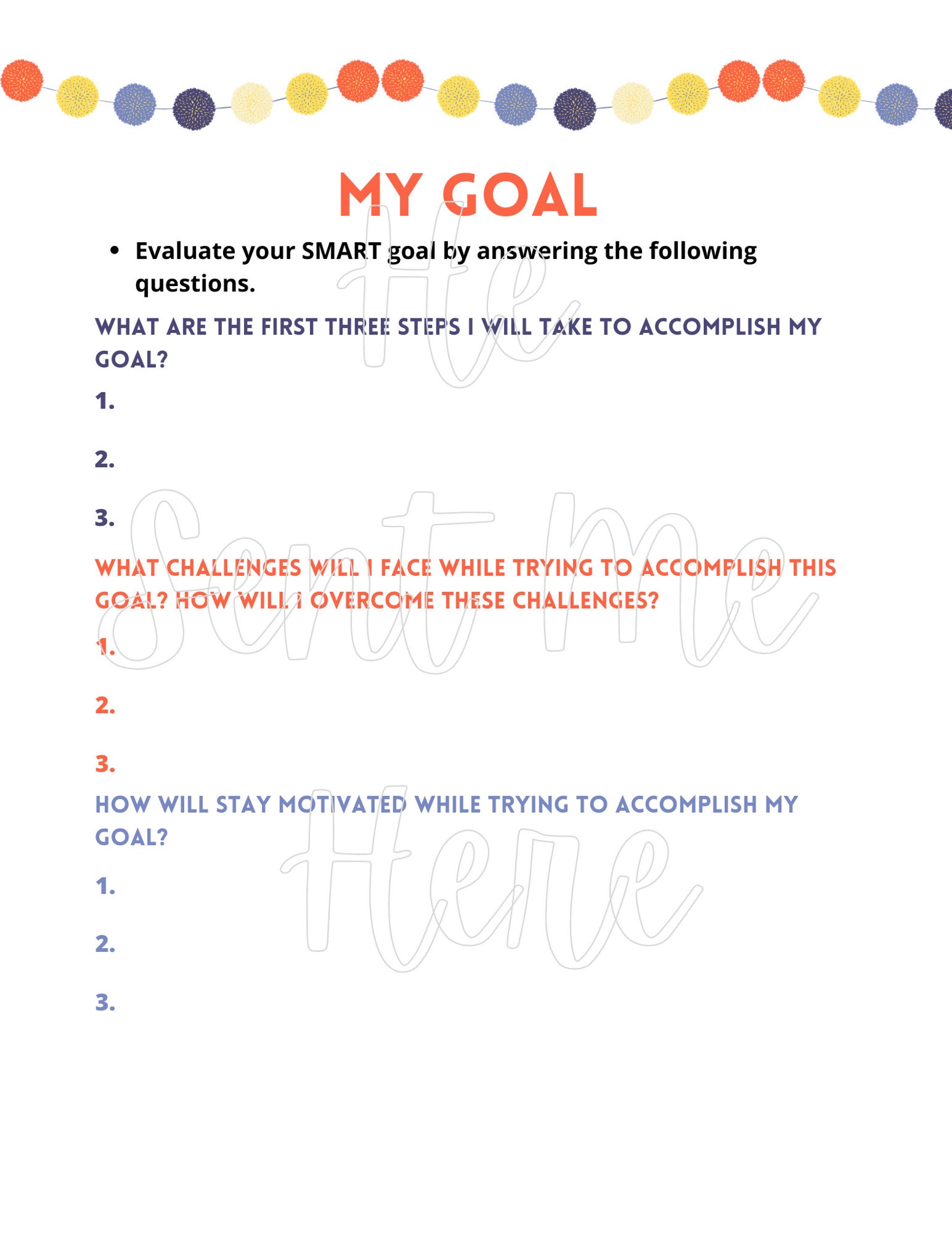 Social Emotional Learning-goal Setting for Children and Teens-full ...