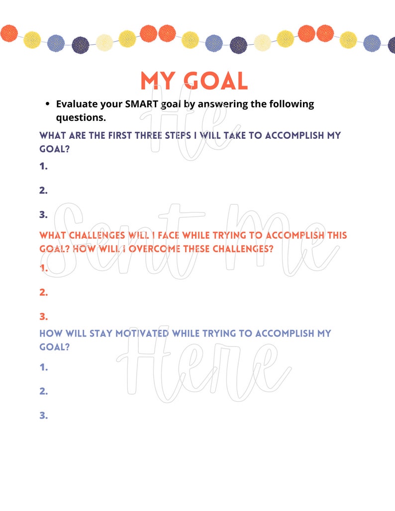 Social Emotional Learning-goal Setting for Children and Teens-full ...