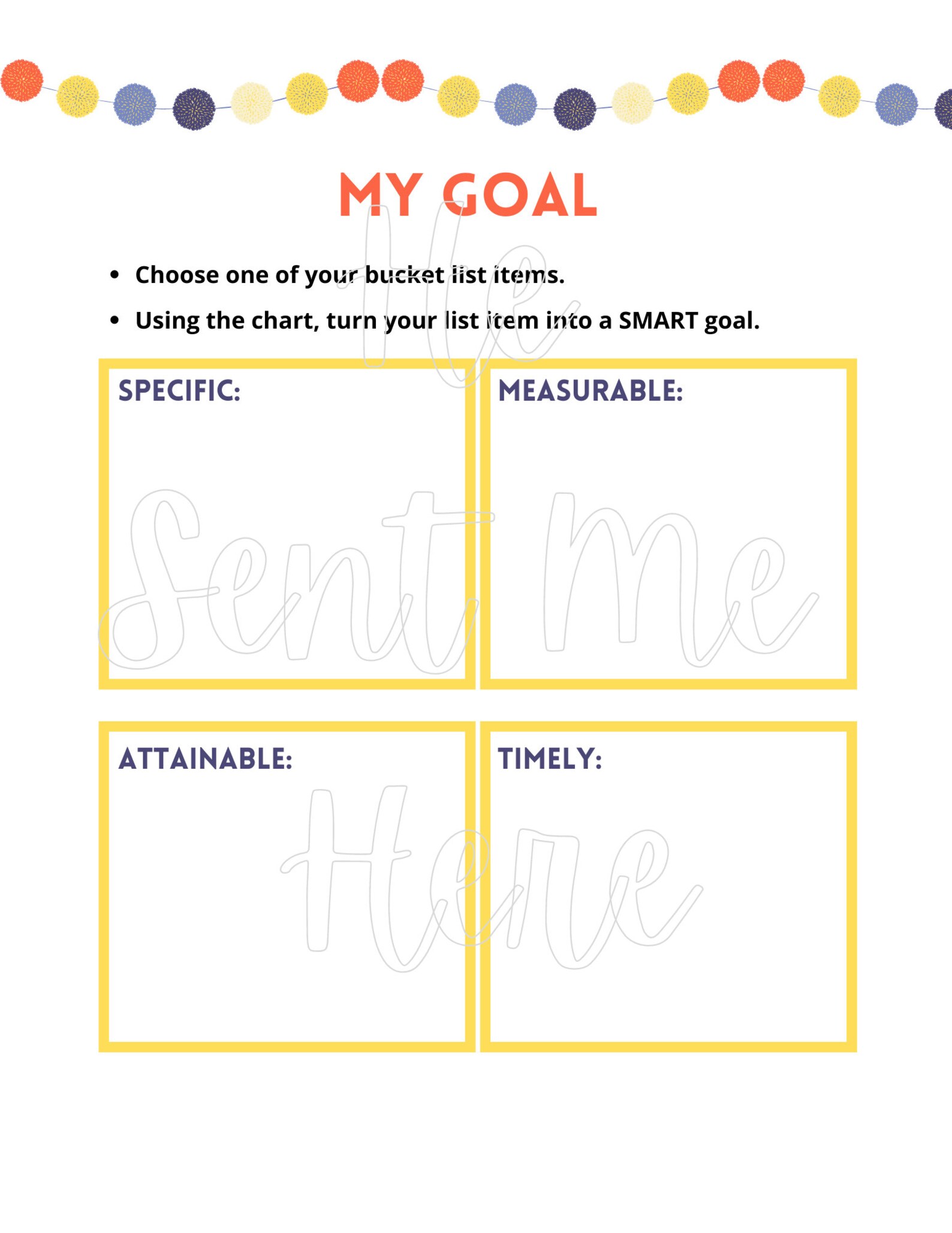 Social Emotional Learning-goal Setting for Children and Teens-full ...