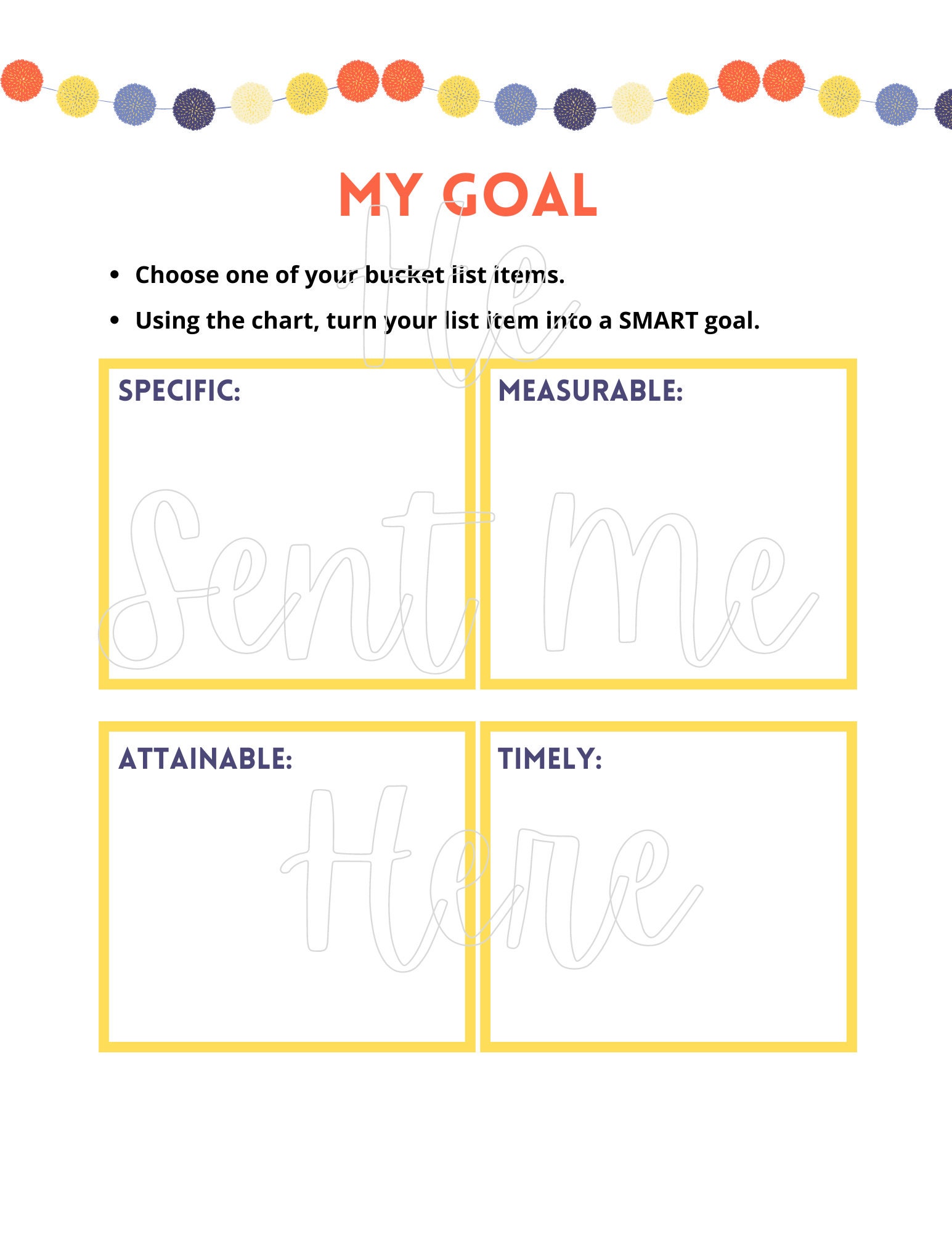 Social Emotional Learning-goal Setting for Children and Teens-full ...