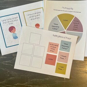 Prayer Activities-prayer Affirmation Cards-teach Children to Pray ...