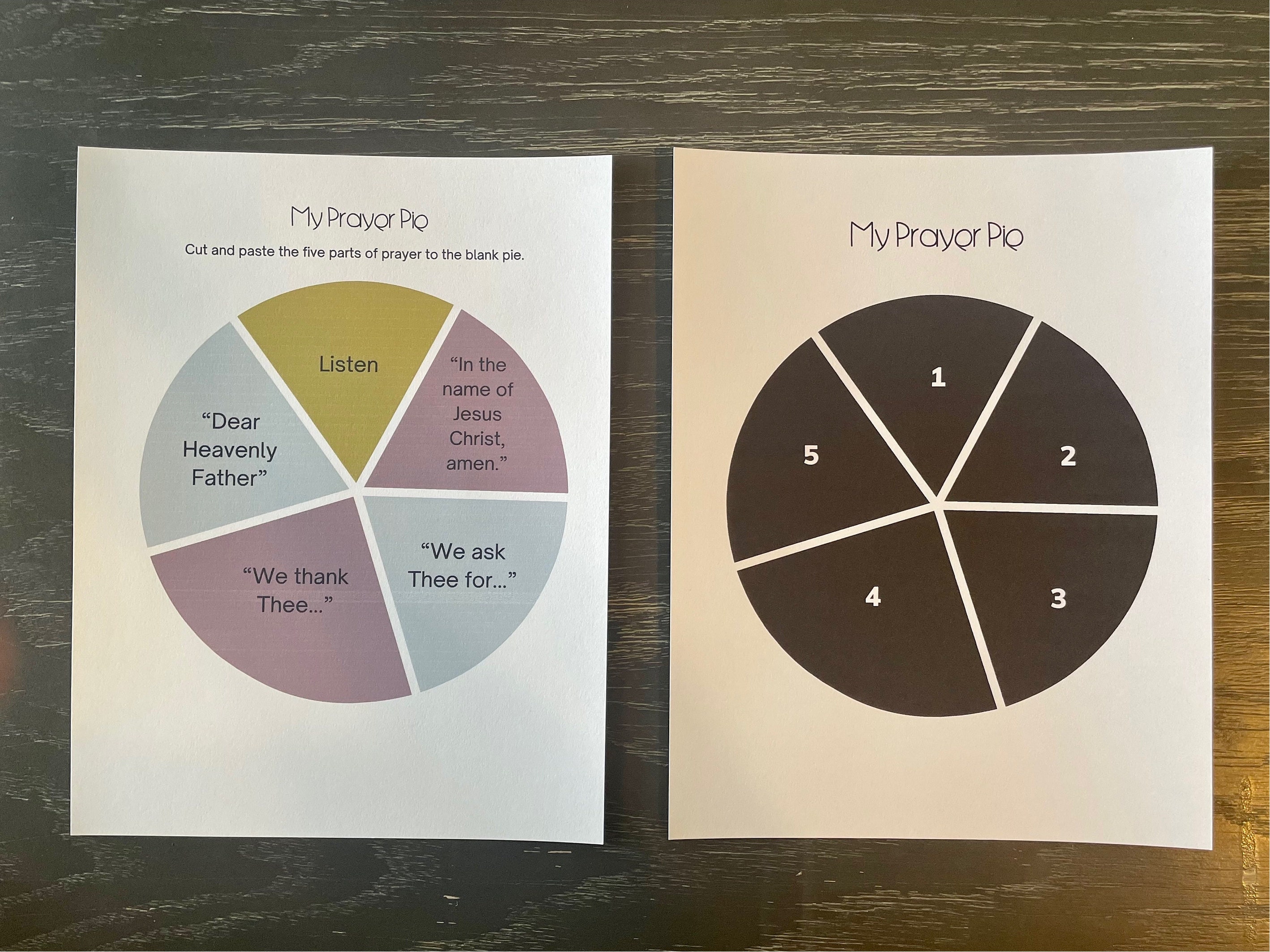 Prayer Activities-prayer Affirmation Cards-teach Children to - Etsy