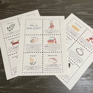 Names of Jesus Christ-bible Scripture Cards-printable-instant Download ...