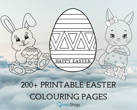 200 Easter Coloring Pages for Kids Printable Coloring Pages | Etsy