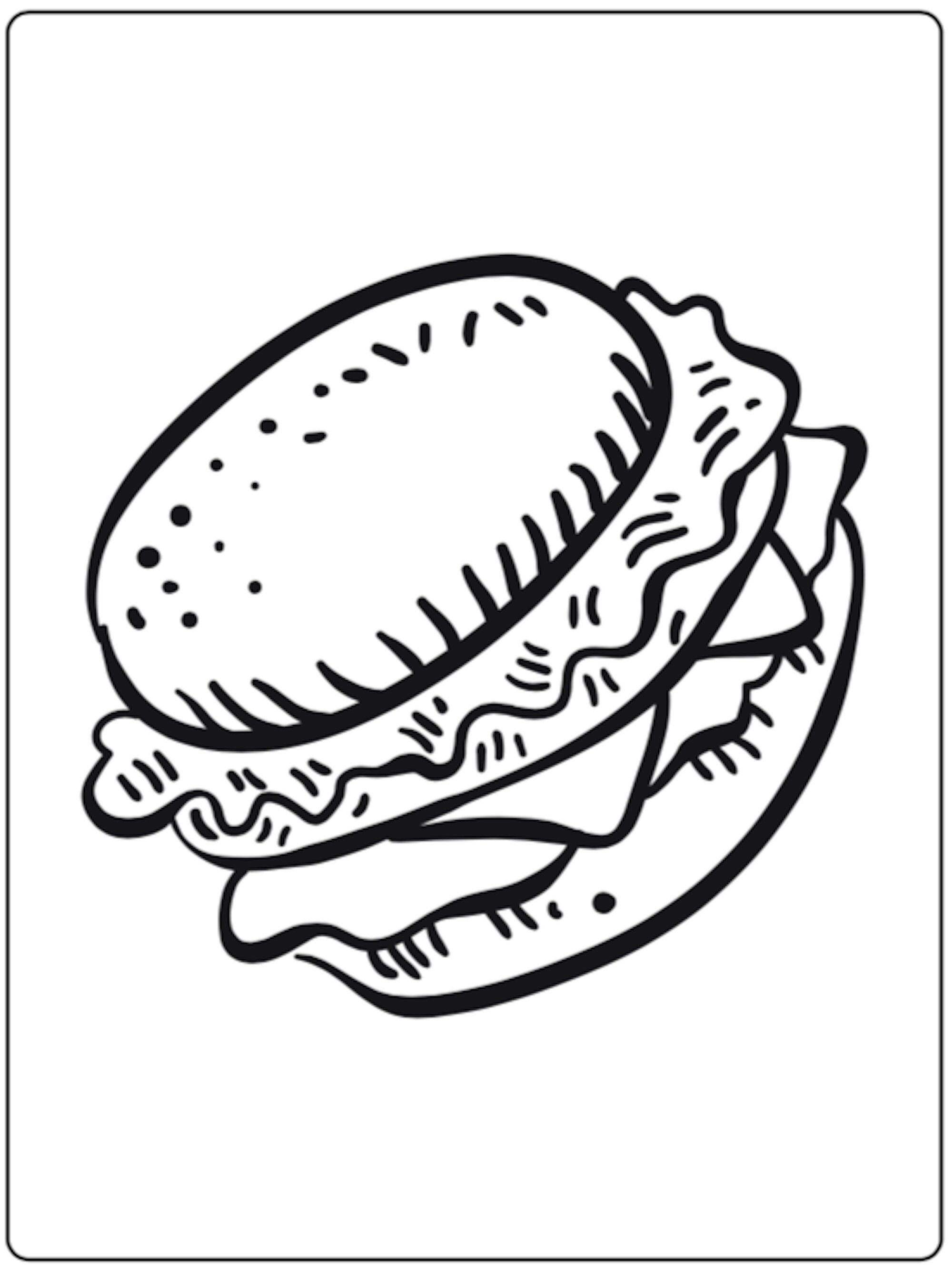 150+ Food Colouring Pages for Kids - Instant Digital Download - Etsy