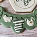 18 Baby in Bloom Greenery Cookies - Etsy