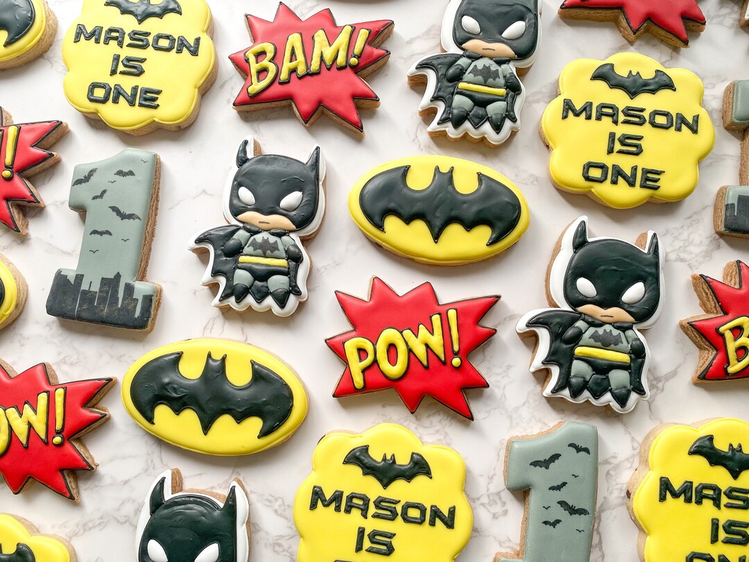 18 Batboy Cookies - Etsy