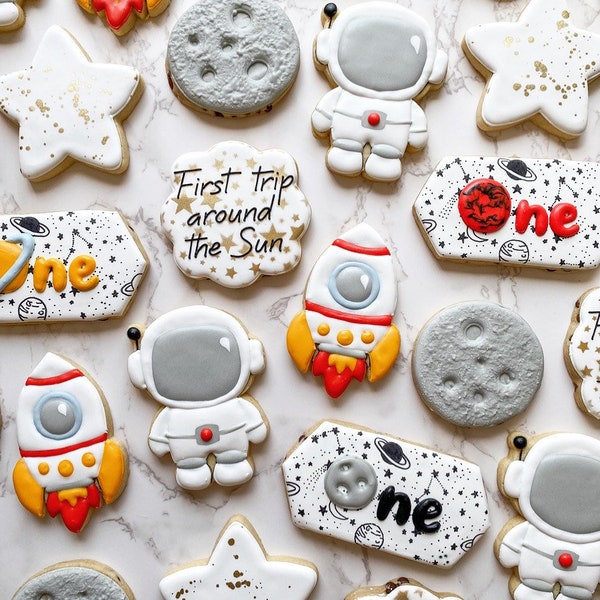 Space Themed Cookies - Etsy