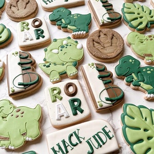Wild One, Two Wild, 3-rex, Young Wild and 3 Dino Cookies(18) - Etsy