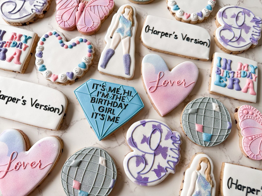 Taylor Swift Birthday Era Cookies - Etsy