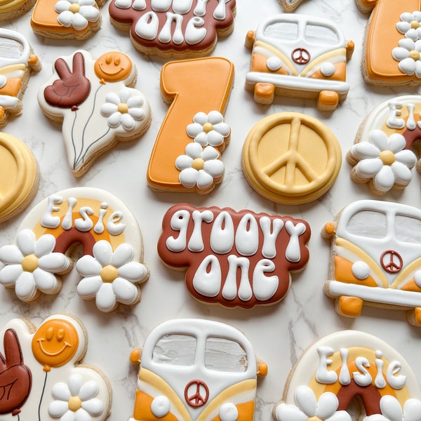 Groovy Cookies - Etsy