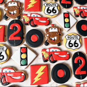 18 Cars Themed Sugar Cookies Vegan - Etsy