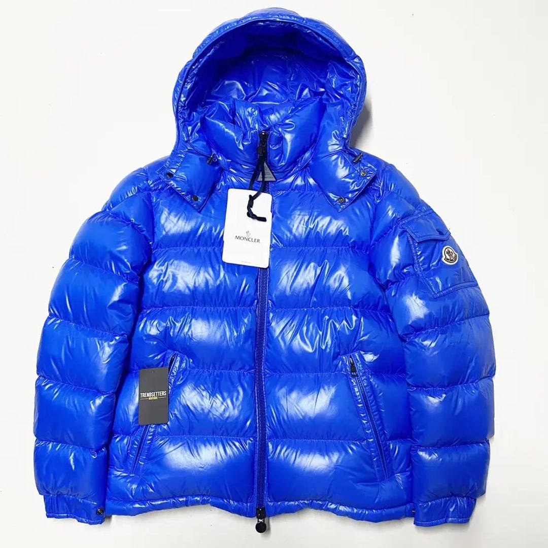 Moncler Maya Mens Puffer Jacket Blue Size 2 Medium - Etsy UK