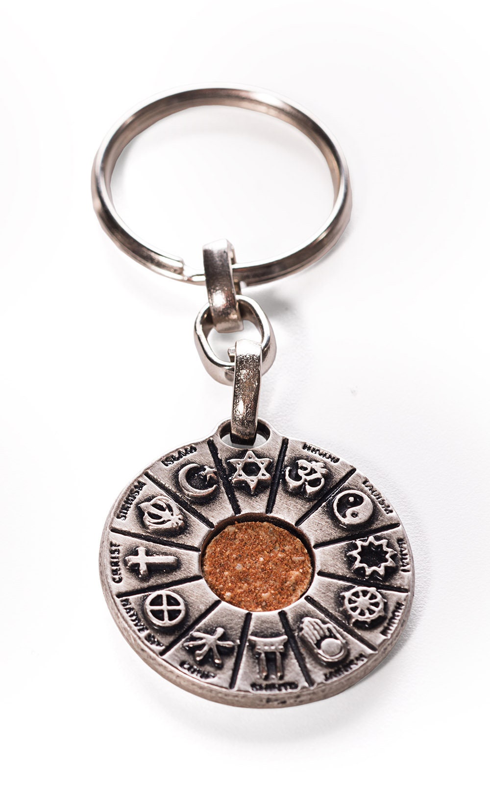 12 Religion Symbols Keychain. Piece of Art Meaningful Pendant - Etsy